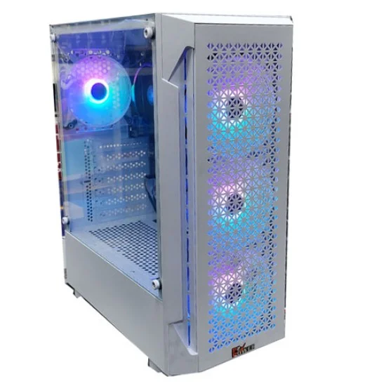 PC Power PP-GS2401 WH Flow White Light Mesh Desktop Gaming Casing Price ...